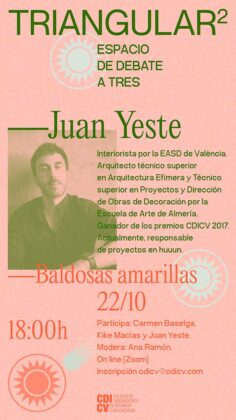 Vuelve «Triangular», el debate a tres promovido por CDICV | DissenyCV